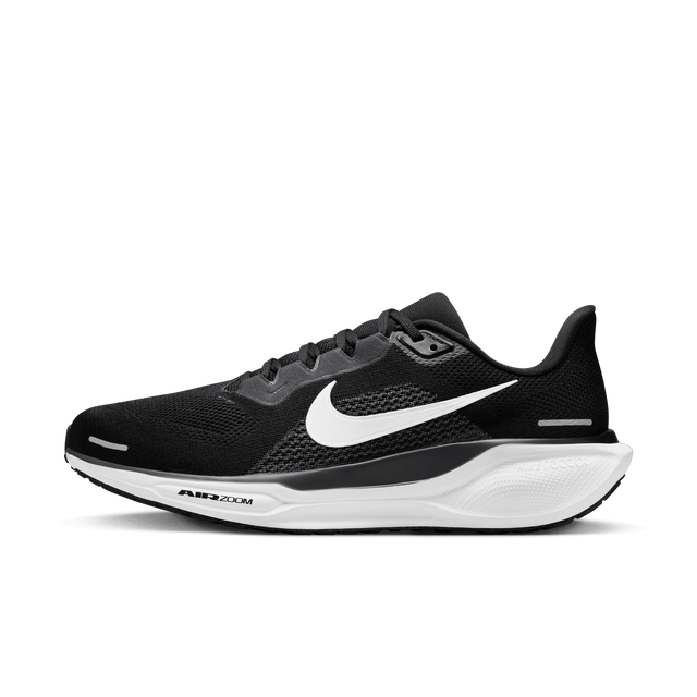 NIKE PEGASUS 41 MEN'S ROAD RUNNING SHOES (EXTRA WIDE) BLACK/WHITE ...