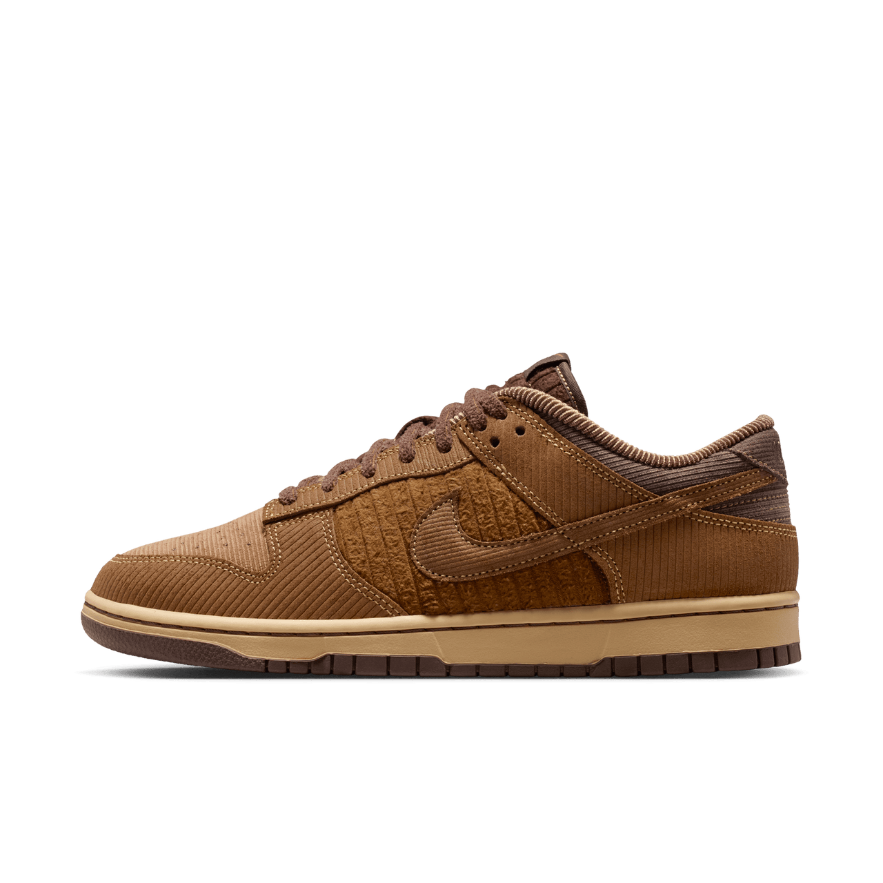 NIKE DUNK LOW RETRO PREMIUM MEN'S SHOES LT BRITISH TAN/LT BRITISH TAN ...